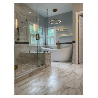 Herndon Master Bathroom - Modern - Bathroom - DC Metro - by Moda Kitchen and Bath | Houzz