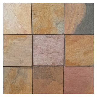 Indian Sunrise Slate Tiles, Natural Cleft Face/Back Finish ...