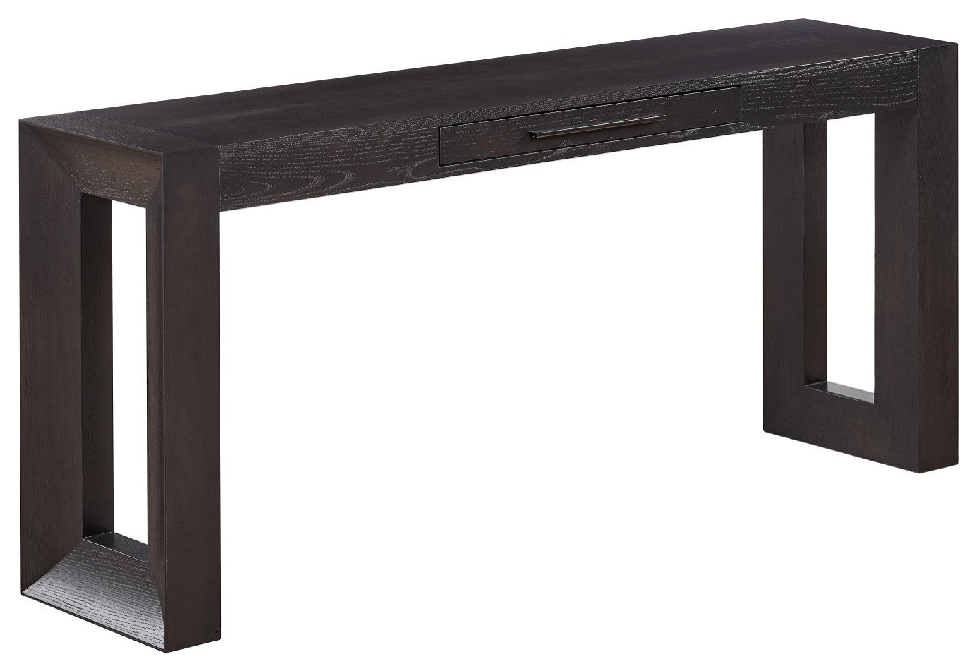 Courtney Console Table, Ebony Oak - Transitional - Console Tables - by ...