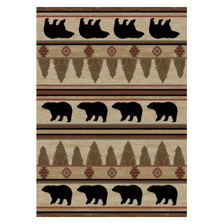 Appalachian Rug, 5'3"x7'3" - Rustic - Area Rugs - by Rugs of Dalton | Houzz