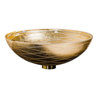 Luxury Wave Contemporary Vessel Sink - Contemporary - Bathroom Sinks ...