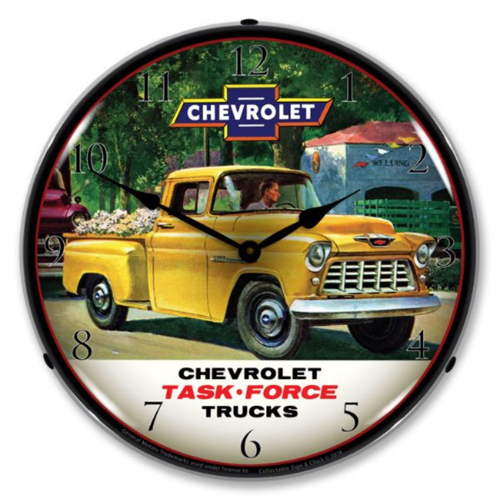 GM1802836 1955 Chevrolet Truck Task Force Clock - Midcentury - Wall ...