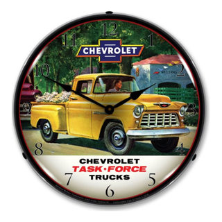 GM1802836 1955 Chevrolet Truck Task Force Clock - Midcentury - Wall ...