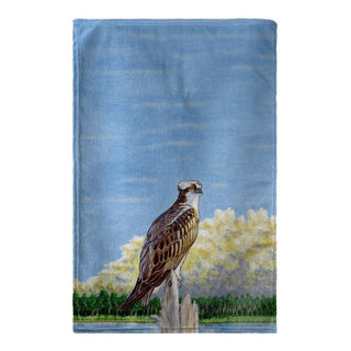 Betsy Drake Osprey Overlook Beach Towel, One Size - Rustic - Beach ...