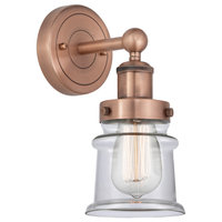 Canton 1-Light 5" Sconce, Antique Copper Finish - Industrial - Wall ...
