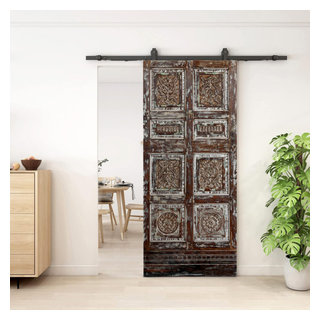 Old World Elements Design And Architecture - Midcentury - Home Office ...