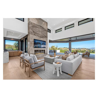 High Knoll Estate - Contemporary - Family Room - Los Angeles - by ...