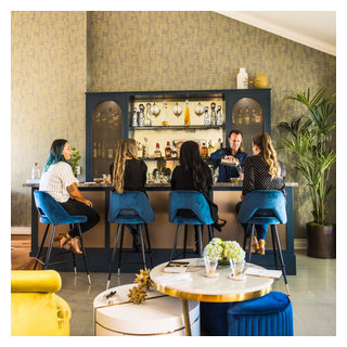 One Step Down Cocktail Lounge - Midcentury - Home Bar - Orange County ...