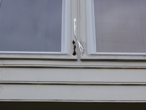 Help fixing exterior window frame