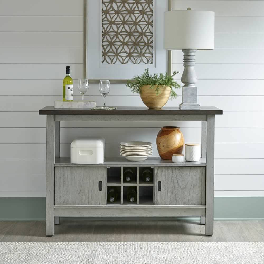 Server Transitional Grey - Contemporary - Buffets And Sideboards - by ...