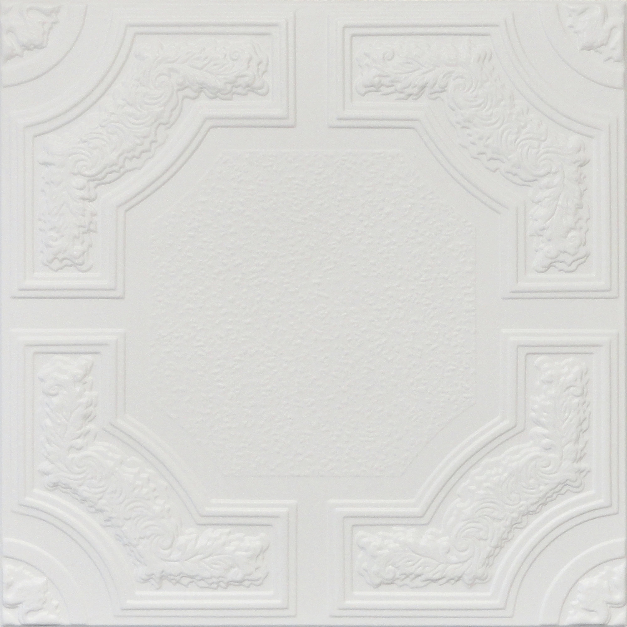 19.6"x19.6" Styrofoam Glue Up Ceiling Tiles R28A Ultra Pure White Behr ...