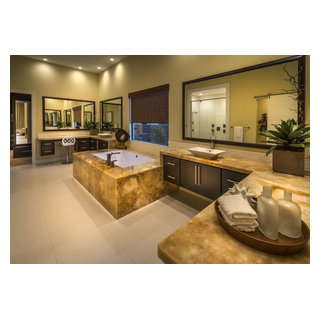 Plan 1 Master Bath at The Premier Collection at Sterling Ridge in Las ...