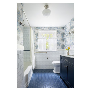 A Classic & Fresh Bathroom - Traditional - Bathroom - Portland - by ...