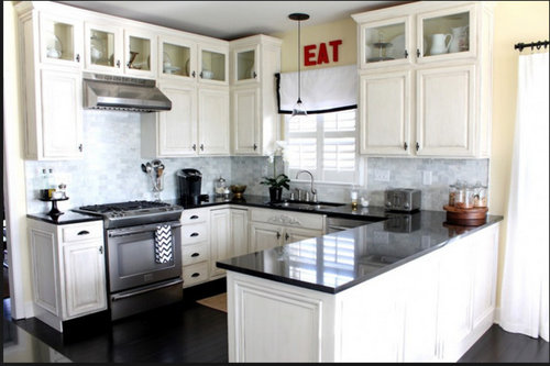 Lighting for a U-shaped kitchen