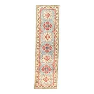 Kazak Design Runner Lamb's Wool 2'8"x10' - Southwestern - Hall And ...