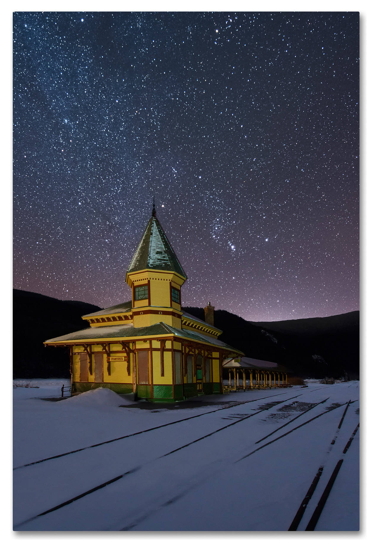 Michael Blanchette Photography 'Night Depot' Canvas Art, 12"x19 ...