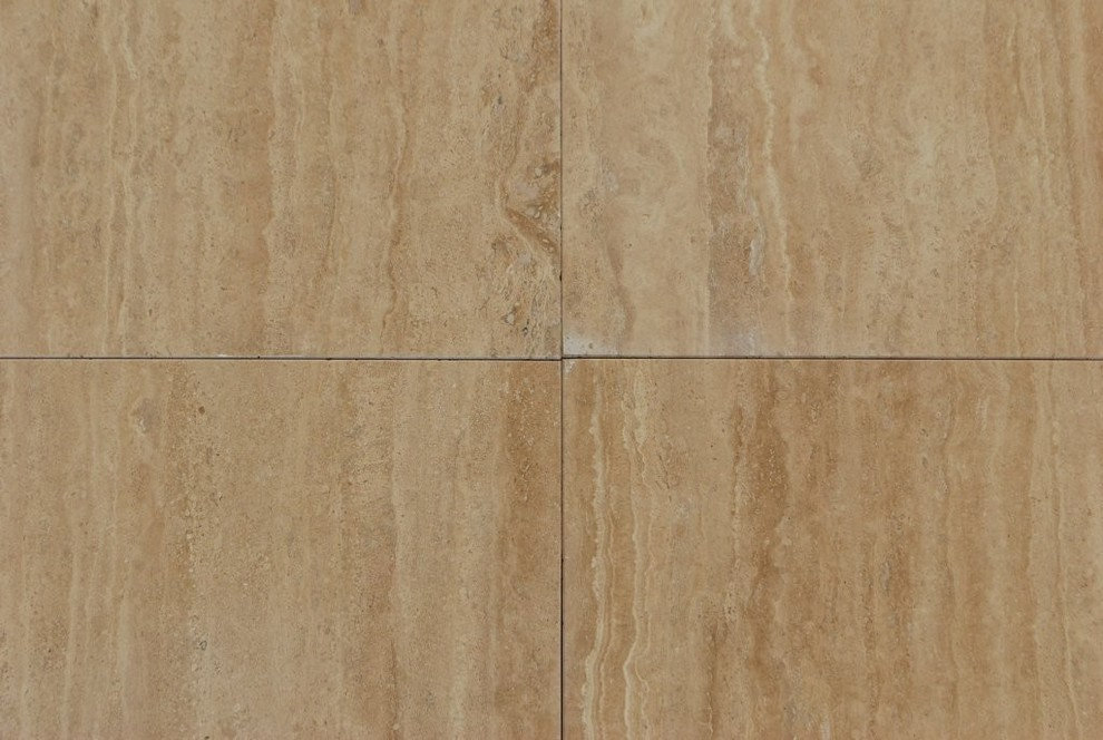 Walnut Travertine Tiles, Honed Finish, 12"x12", Set of 40 - Traditional ...