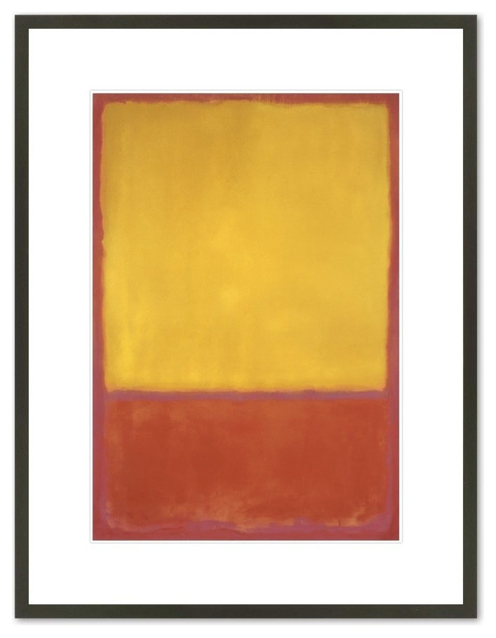 Ochre and Red on Red, 1954, 22" x 28" - Artwork - by Museum Store ...