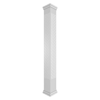 Craftsman Classic Square Non-Tapered Artisan Fretwork Column, 8"Wx8'H ...