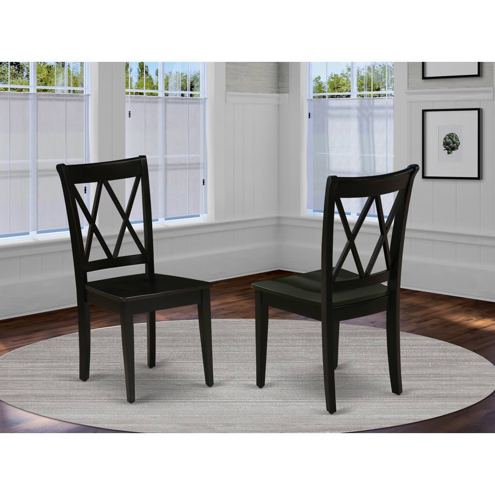 Dining Chair Black Black - Transitional - Dining Chairs - by Bison ...