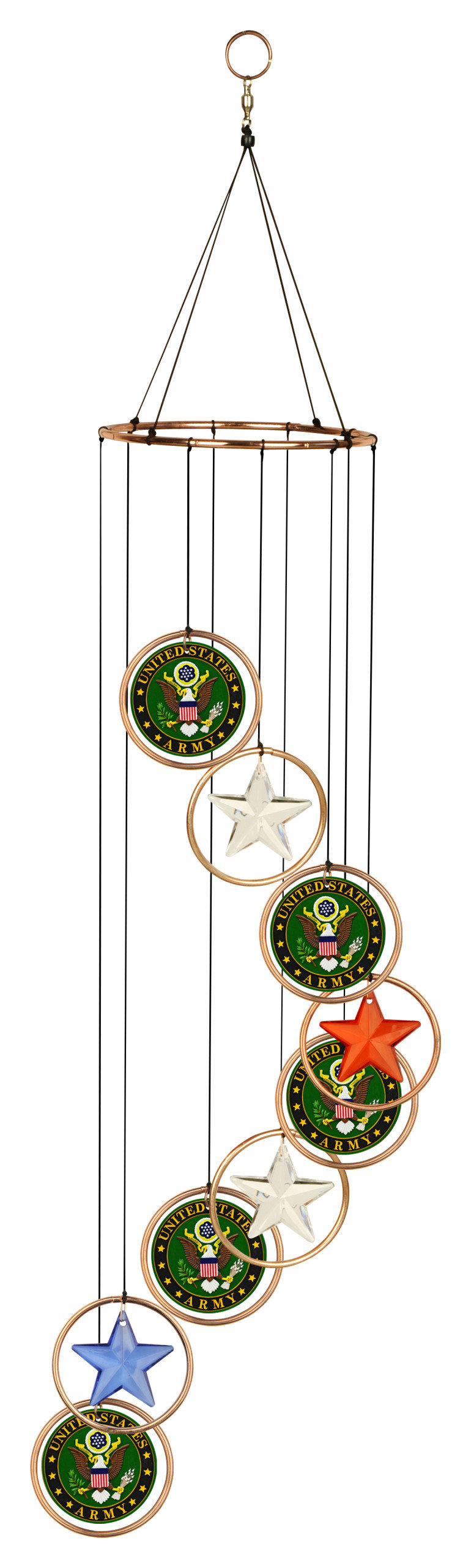 Chime Spiral Metal Army - Contemporary - Wind Chimes - by RCS Gifts | Houzz