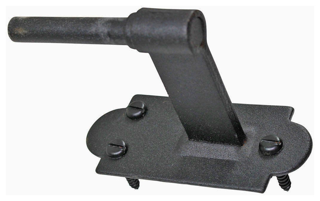 Black Offset Strap Hinge Lift Off Pintle Hinges Cast Iron 11 3/4" L ...