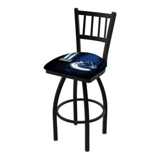 Holland L018 03 Vancouver Canucks 30" Swivel Bar Stool - Black - Beach ...