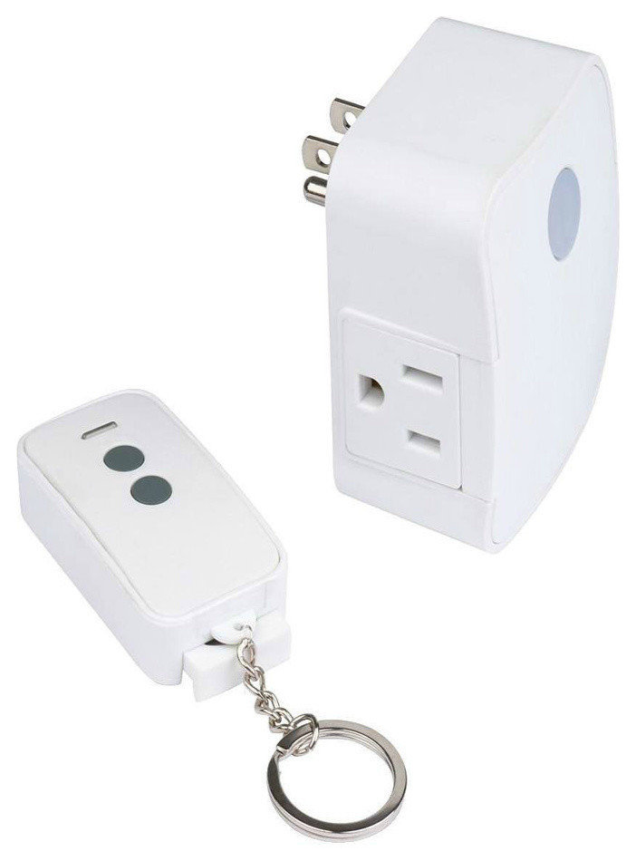 AmerTac RFK1606LC Indoor Wireless Remote Key-Chain Fob, 1875 Watts, 15 ...