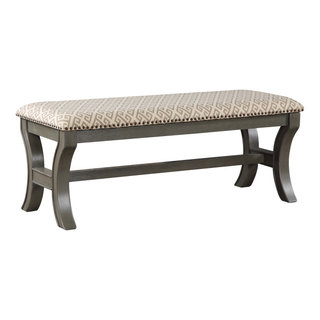 Monaco 48" Bench - Transitional - Upholstered Benches - by Office Star ...
