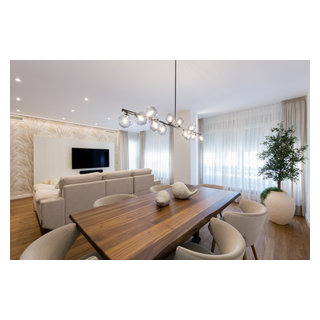 Con un estilo calmado y urbano - Mediterranean - Living Room - Other ...