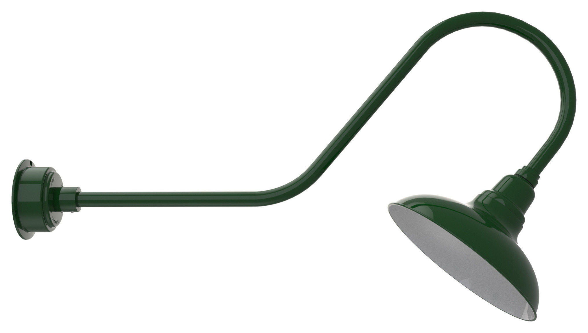 Gooseneck Barn Light With Urban Arm, 12" - Farmhouse - Outdoor Wall ...