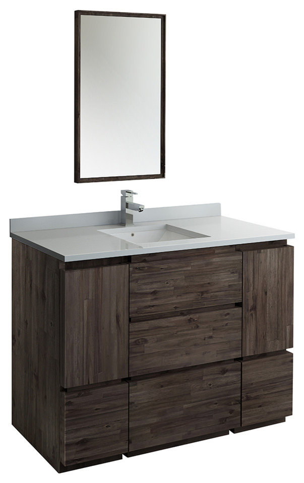 Formosa Floor Standing Modern Bathroom Vanity With Mirror ...