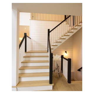 Two Toned Stairs - Staircase - Other - by Duart Hardwood Stairs | Houzz