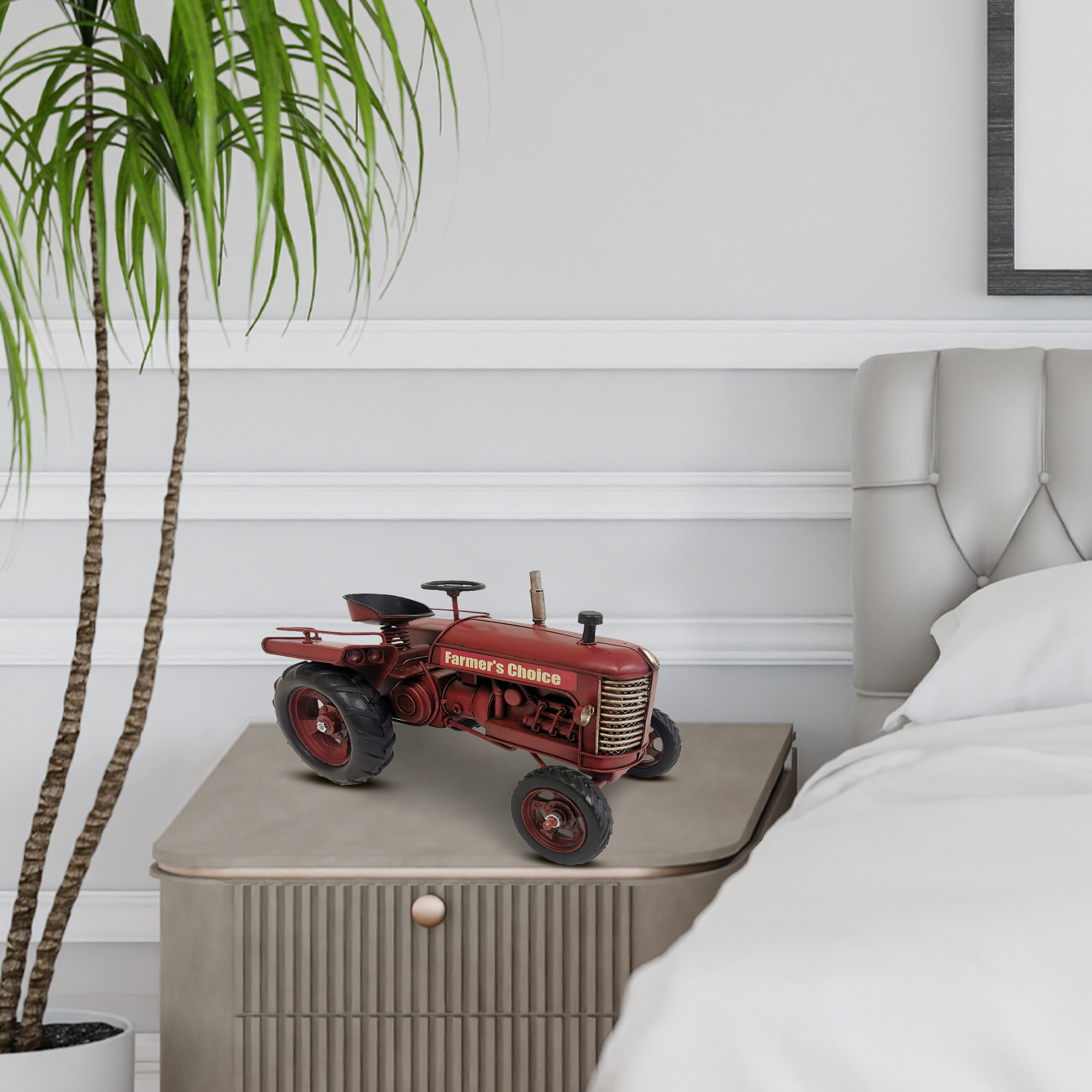 Decorative Tractor Metal Model - Farmhouse - Decorative Objects And ...