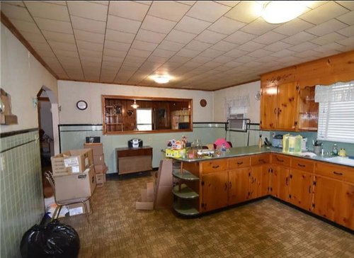 1956 ranch house with original kitchen