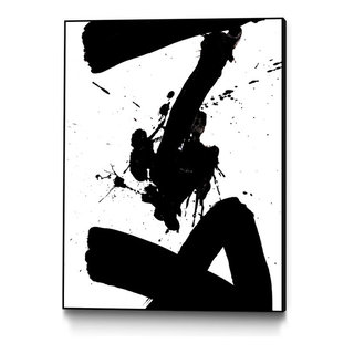 "Ink Blot IV" Art block Framed Canvas, 22"x28" - Contemporary - Prints ...