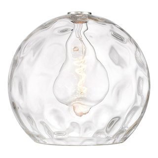 Athens Water Glass 14" Glass Clear Water Glass - Transitional ...