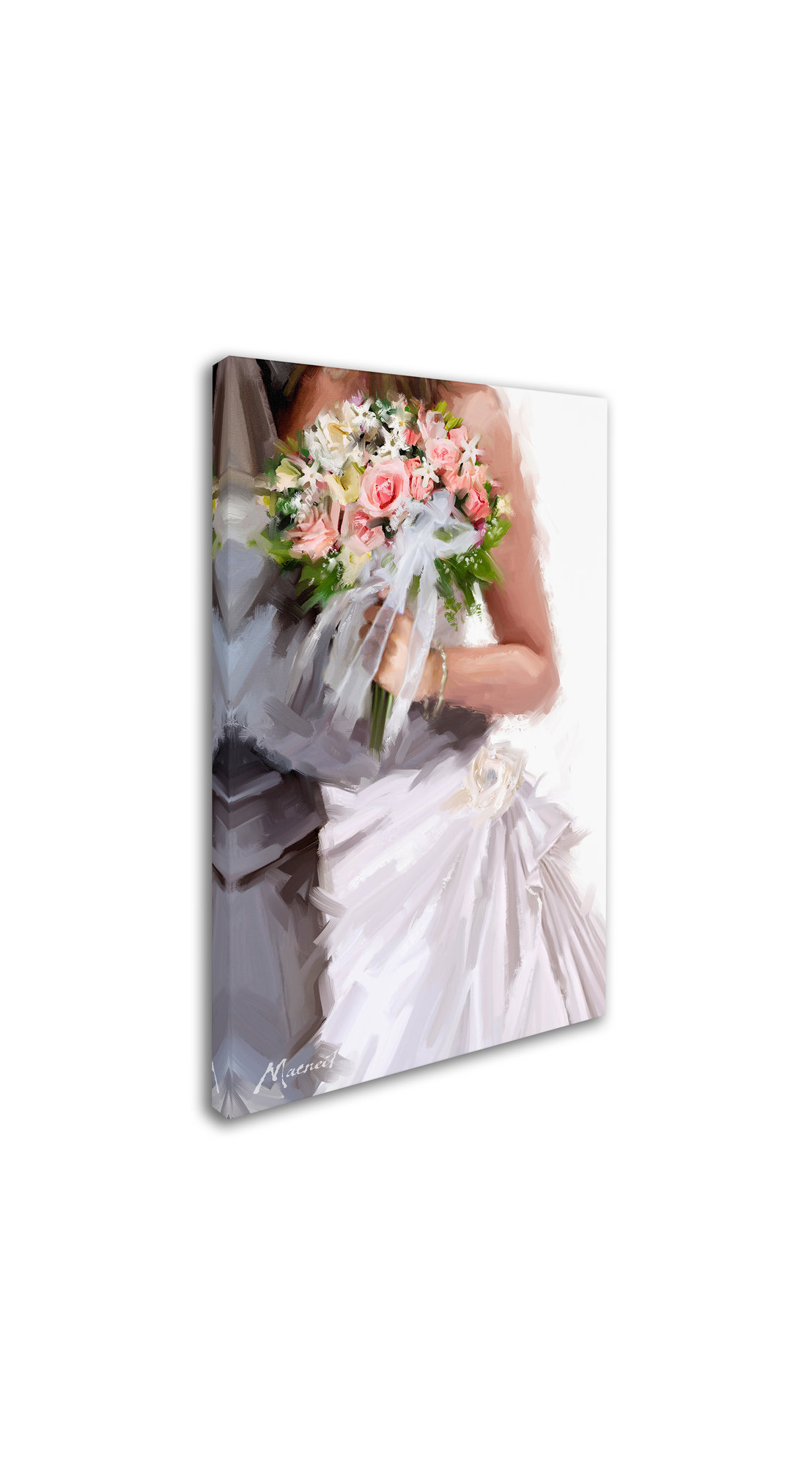 The Macneil Studio 'Bridal Bouquet' Canvas Art, 22"x 32" - Contemporary ...