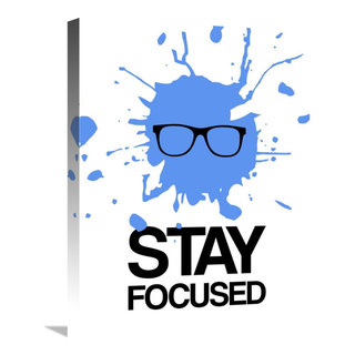 "Stay Focused Splatter Poster 2" Fine Art Print, 18" x 24" - Modern ...