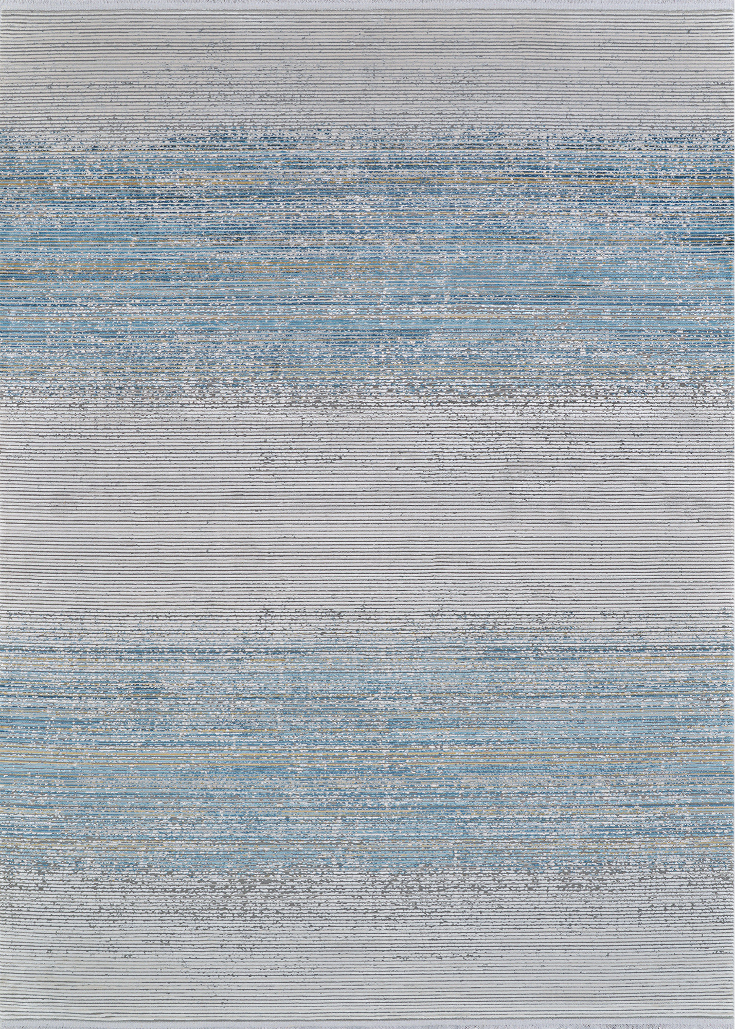 Couristan Siena Ombre Blue-Gold-Ivory Rug 5'3"x7'2" - Contemporary ...