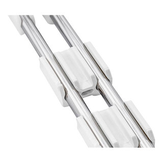 Lorell Stacking Chair Ganging Clips White Plastic 16 / Pack ...