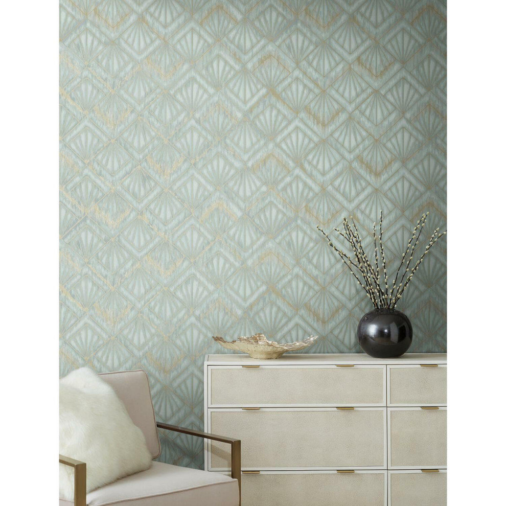 Modern Shell Wallpaper - Contemporary - Wallpaper - by York ...