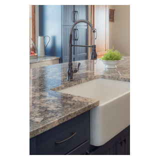 Rustic Blue Kitchen - Rustic - Other - by Lampert Lumber - Pella | Houzz