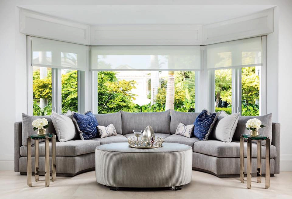 Luxe Shiny Silver Pedestal Table, Small Nickel Glass Top Round Chrome ...