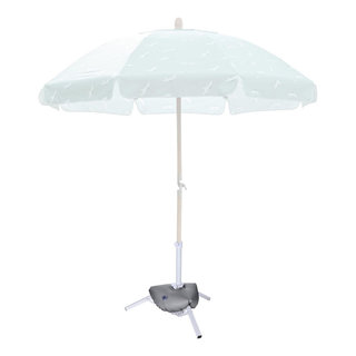 LAGarden Foldable Portable Beach Umbrella Stand Outdoor Anchor with ...