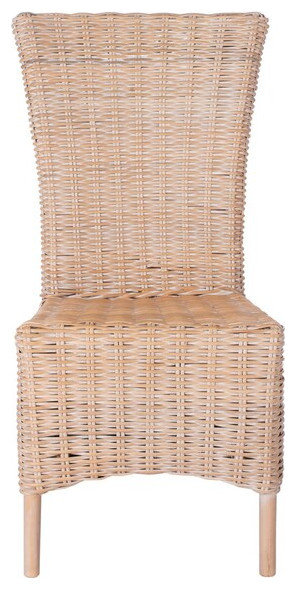 Anglyn Accent Chair Natural Whitewash Set 2 - Tropical - Armchairs And ...