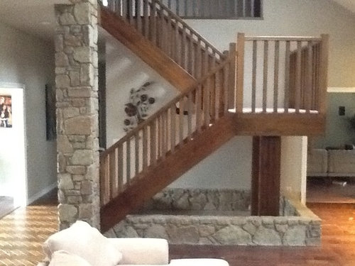 Need help for empty space under stairs