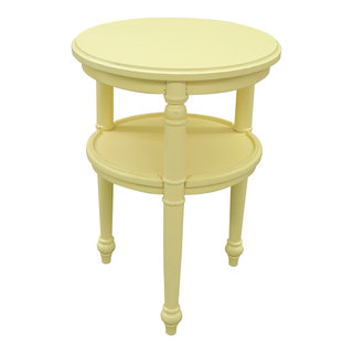 Provence Round Side Table - Traditional - Side Tables And End Tables ...