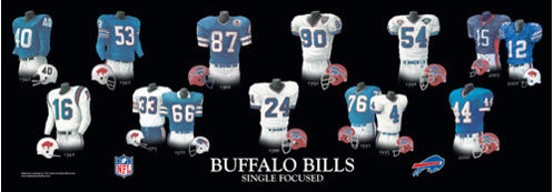 Original Art of the NFL 2002 Buffalo Bills Uniform - Traditional - Game ...