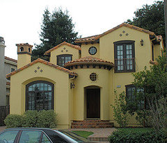 "Faux Roof" with fake Spanish tile and sad porch -- Help me!